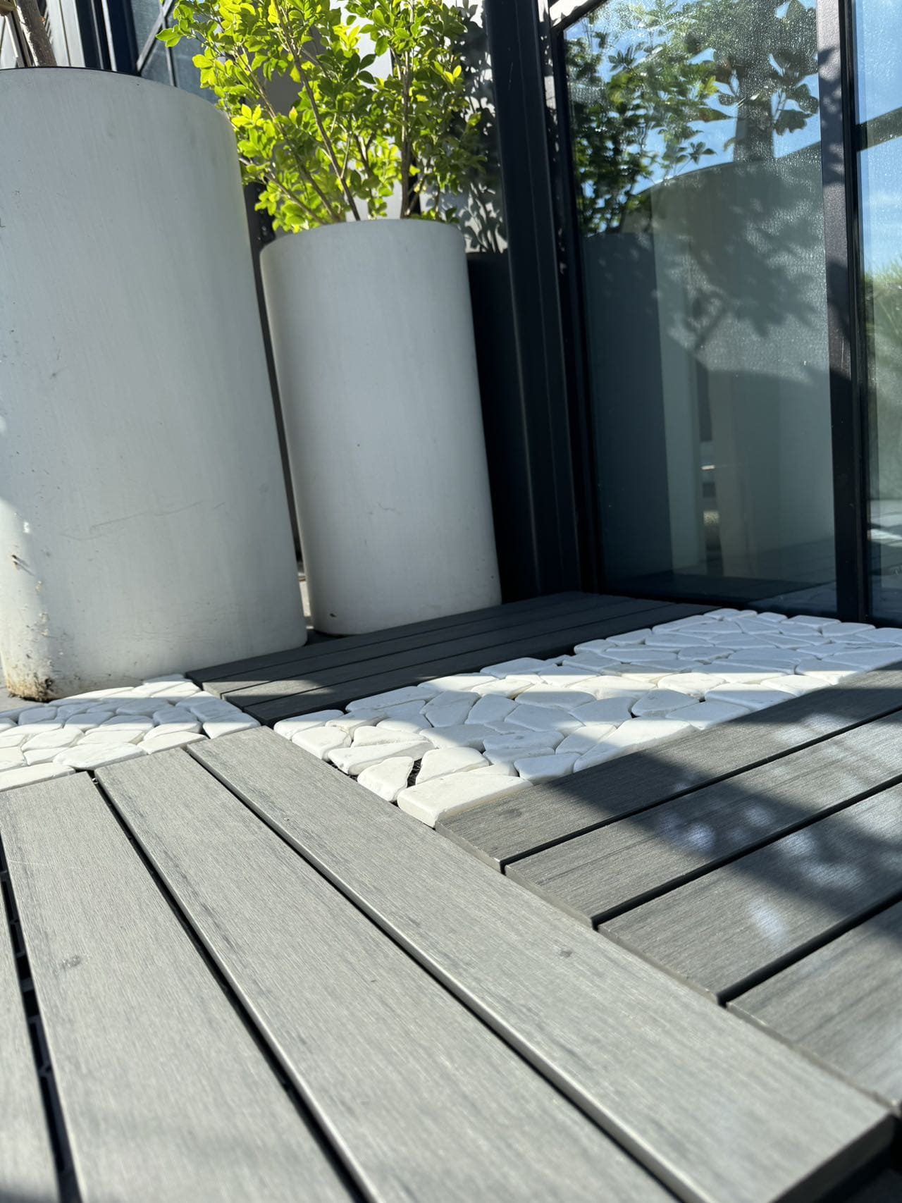 WPC Wood Decking Tile Plus - Indoor & Outdoor Tile - Cherry Red – Lazy ...